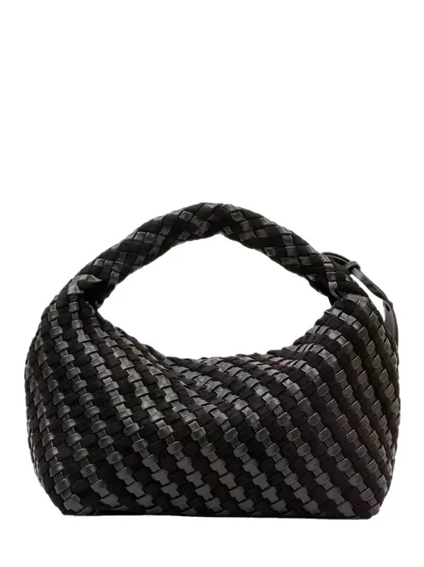 GIANNI CHIARINI Small Aurelie Woven Tote Bag - Black