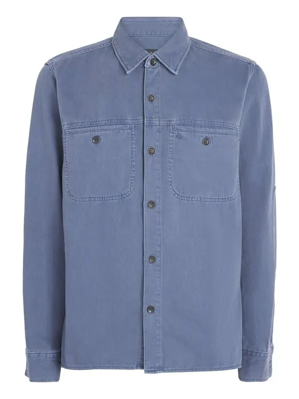 Rag & Bone Workwear Denim Shirt - Blue