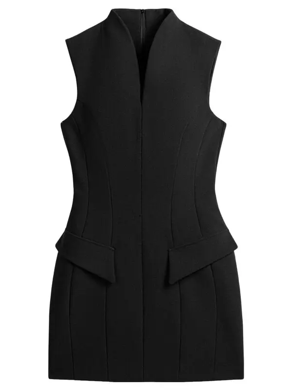 NOCTURNE Tailored Mini Dress - Black