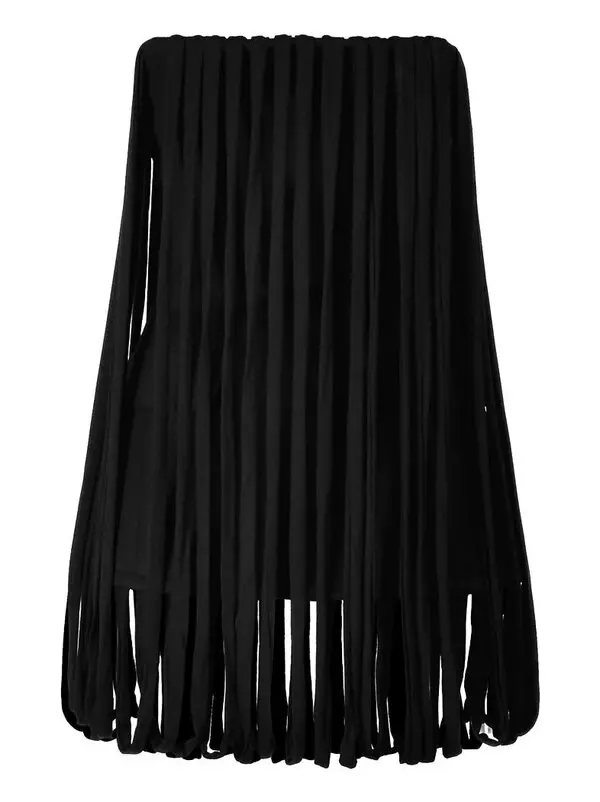 IOANA CIOLACU Cable Corset Top - Black