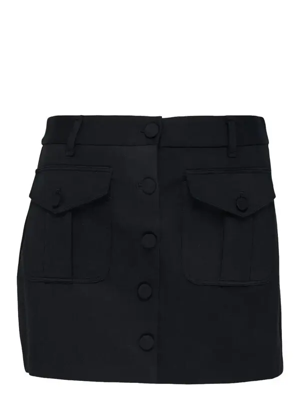 Rag & Bone Irina Button-up Skorts - Black