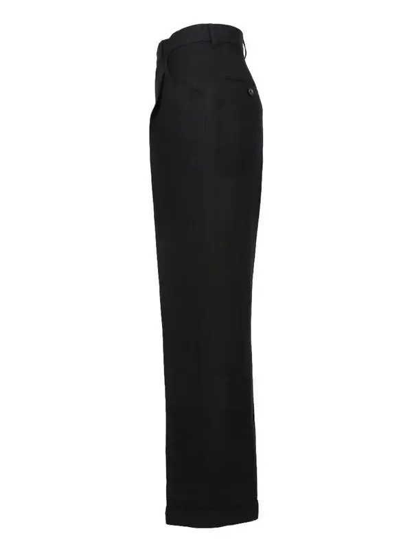 BED J.W. FORD Five-pocket Silk Trousers - Black