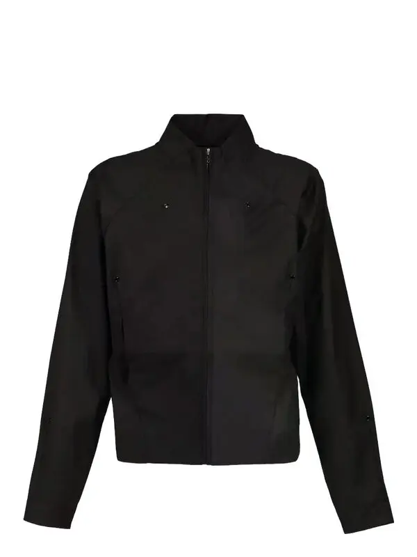 _J.L - A.L_ Mitre Raglan-sleeve Jacket - Black