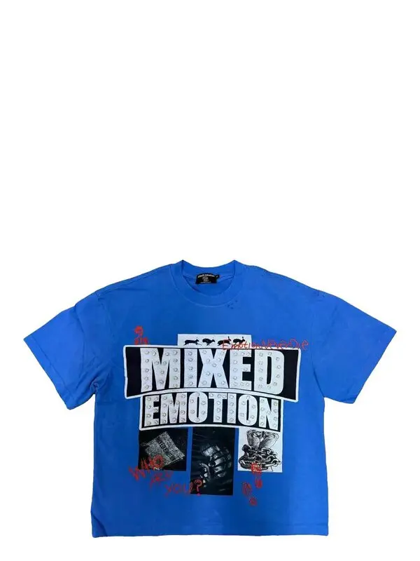 Mixed Emotion Lost Identity T-shirt - Blue