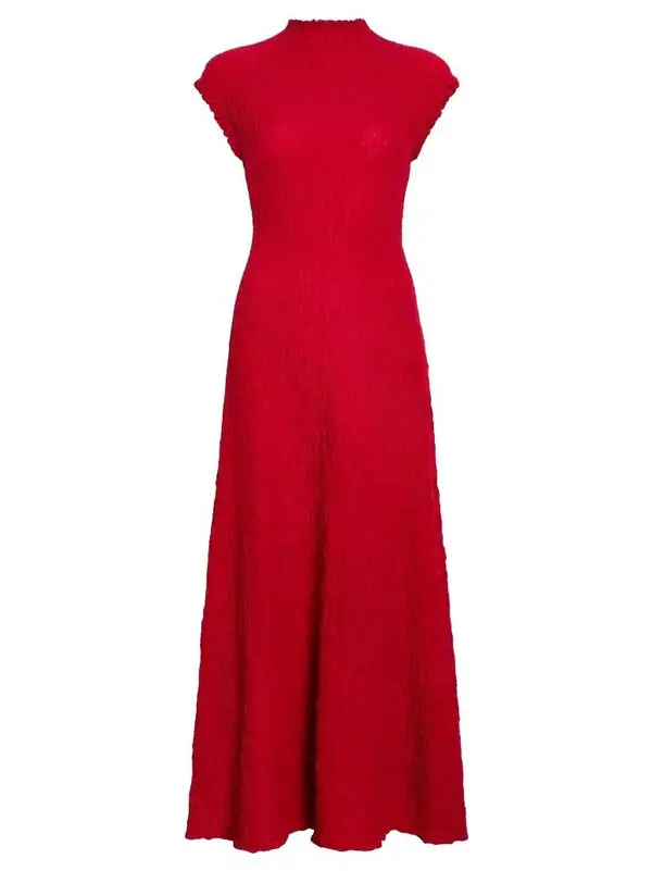 Proenza Schouler White Label Jersey Jacquard Maxi Dress - Red