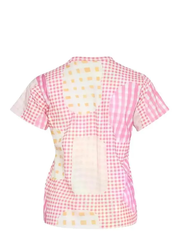 TAO Gingham Patchwork T-shirt - Pink