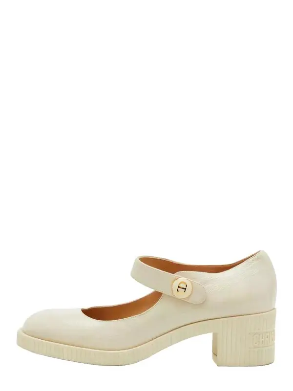 Dior Patent Leather D-doll Mary Jane Pumps - Neutrals