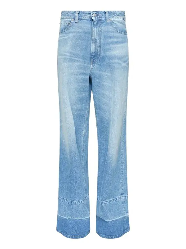 MAISON MARGIELA Cotton Denim Jeans - Sky Blue