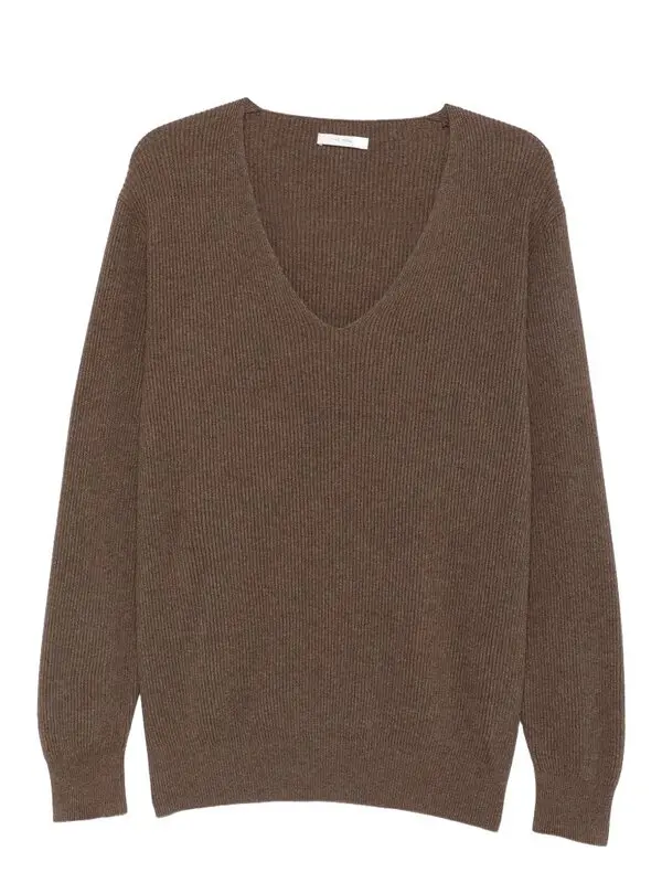 THE ROW Phef Cotton And Cashmere Sweater - Beige