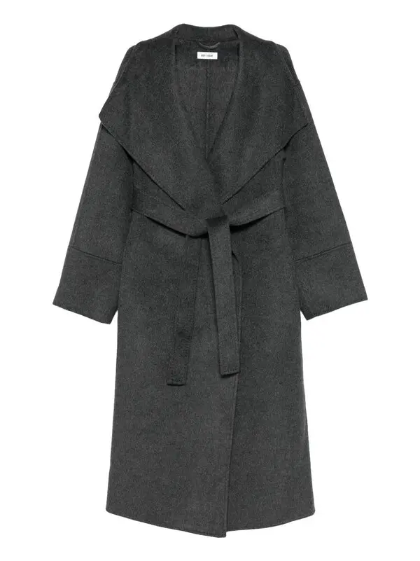 Soft Goat Wool Coat - Grey