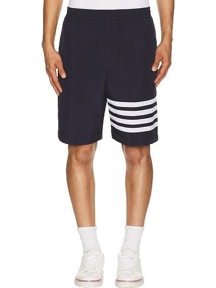 Thom Browne Drawcord Waist Track Short - Navy