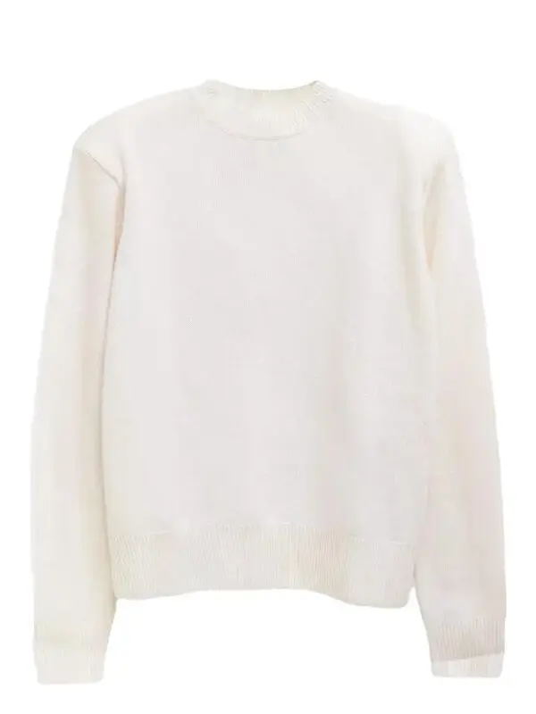 THE FRANKIE SHOP Rafaela Padded Knit Sweater - White