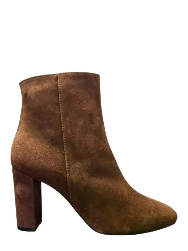 VIA ROMA 15 Suede Ankle Boots - Brown