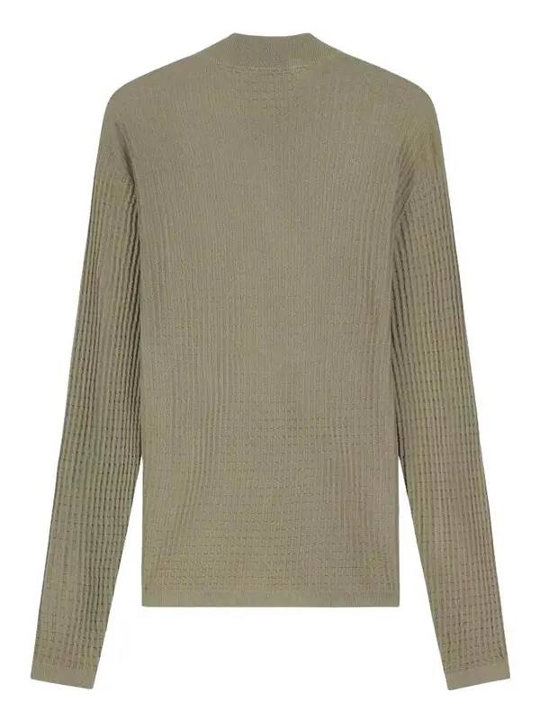Emporio Armani Virgin Wool Regular-fit Cardigan - Neutrals