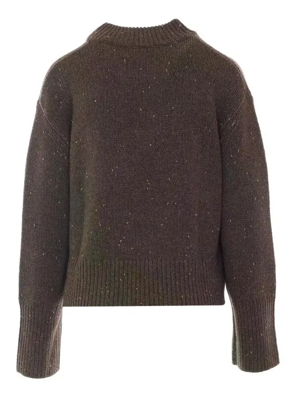 LISA YANG Tarie Sparkle Sweater - Brown