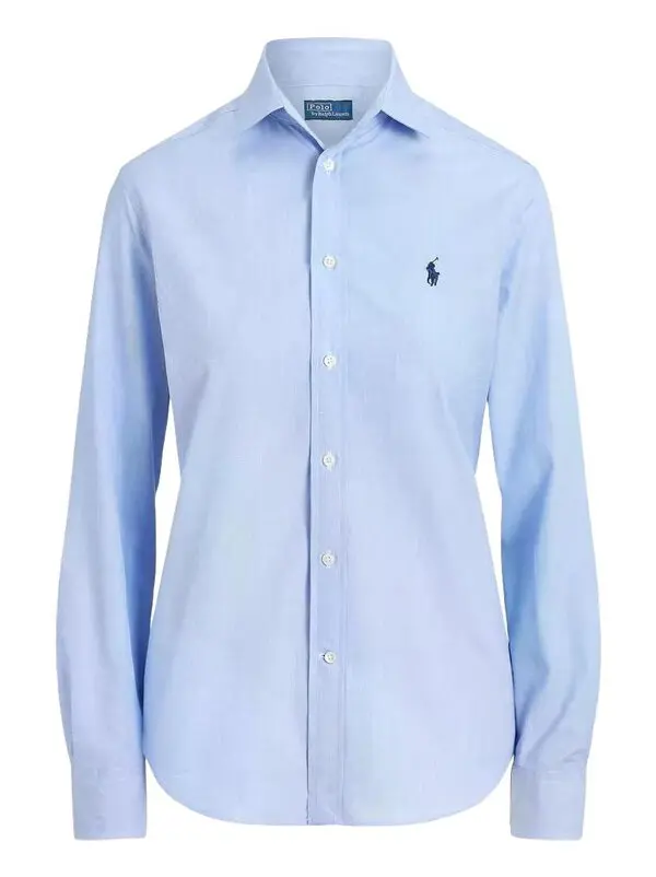 Polo Ralph Lauren Slim-fit Cotton Poplin Shirt - Blue