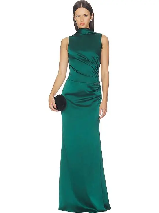 Katie May Viola Gown In . Also - Green