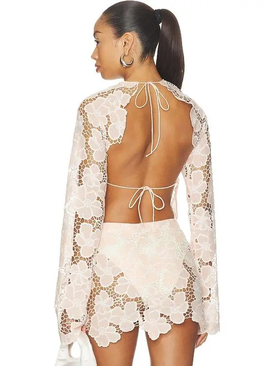 KETTEL ATELIER Flora Top - White
