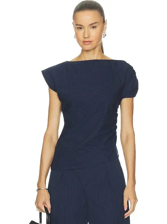 Amanda Uprichard Elroy Top - Navy