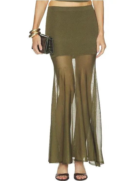 SEROYA Whitney Skirt In . Also - Olive
