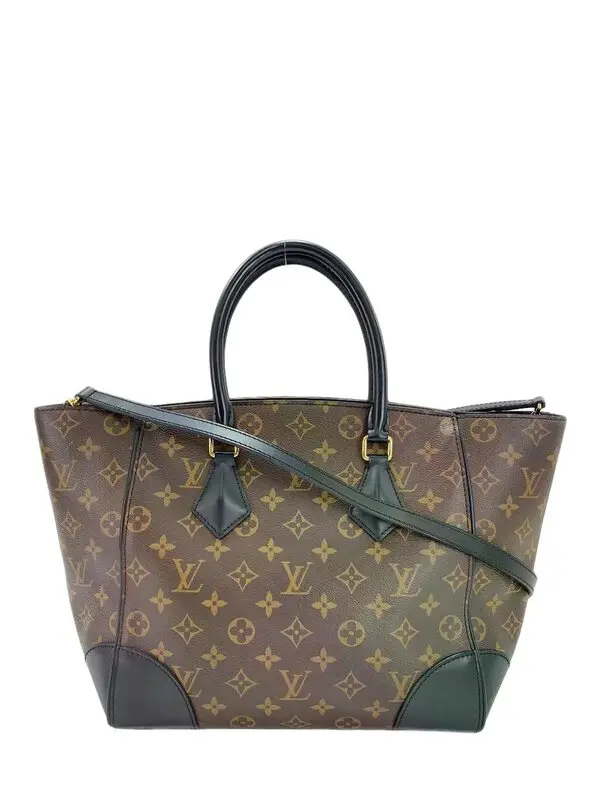 LOUIS VUITTON 2015 Phénix Monogram Canvas Tote Bag - Brown