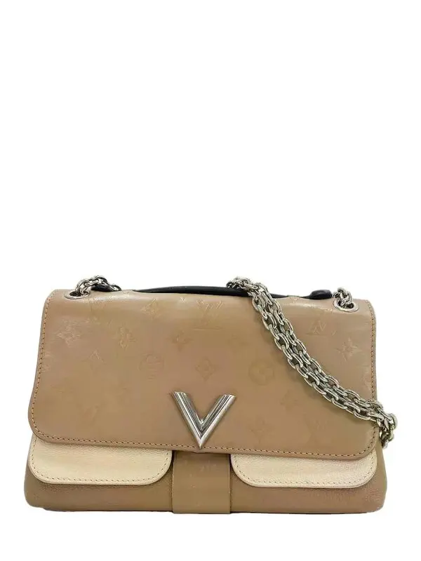 LOUIS VUITTON Monogram Very Chain Shoulder Bag - Neutrals