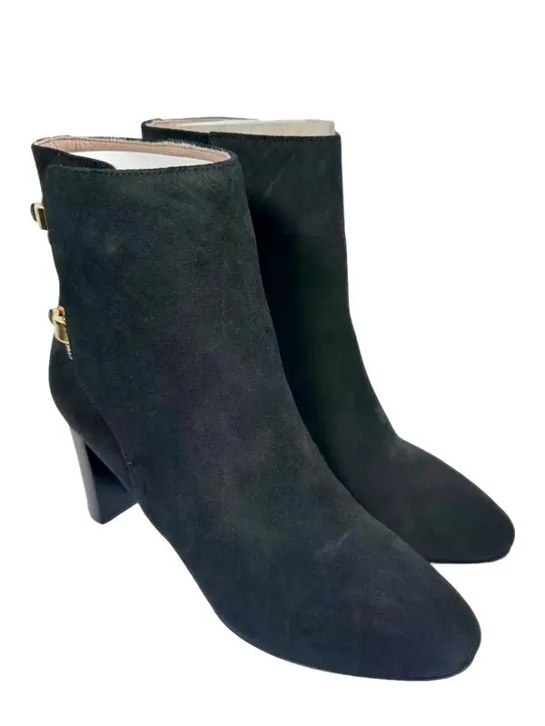 Chloé Double-buckled Ankle Boots - Black