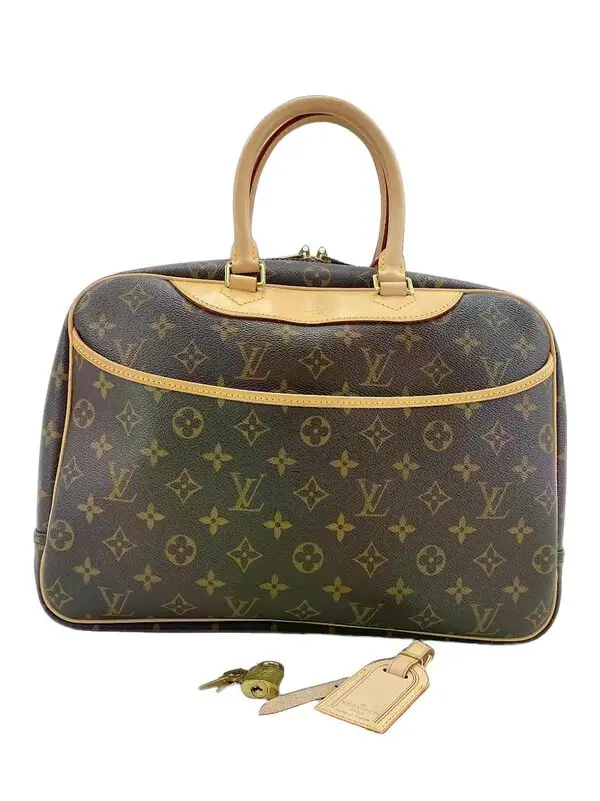 LOUIS VUITTON 2006 Deauville Monogram Handbag - Brown