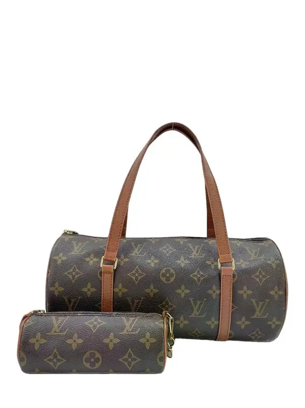 LOUIS VUITTON 1998 Monogram Papillon Handbag - Brown