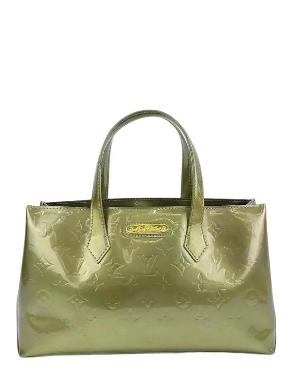 LOUIS VUITTON 2009 Pm Monogram Vernis Wilshire Handbag - Green