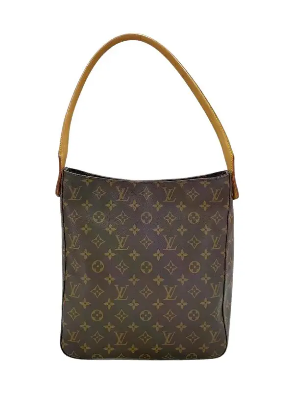 LOUIS VUITTON Monogram Canvas Shoulder Bag - Brown