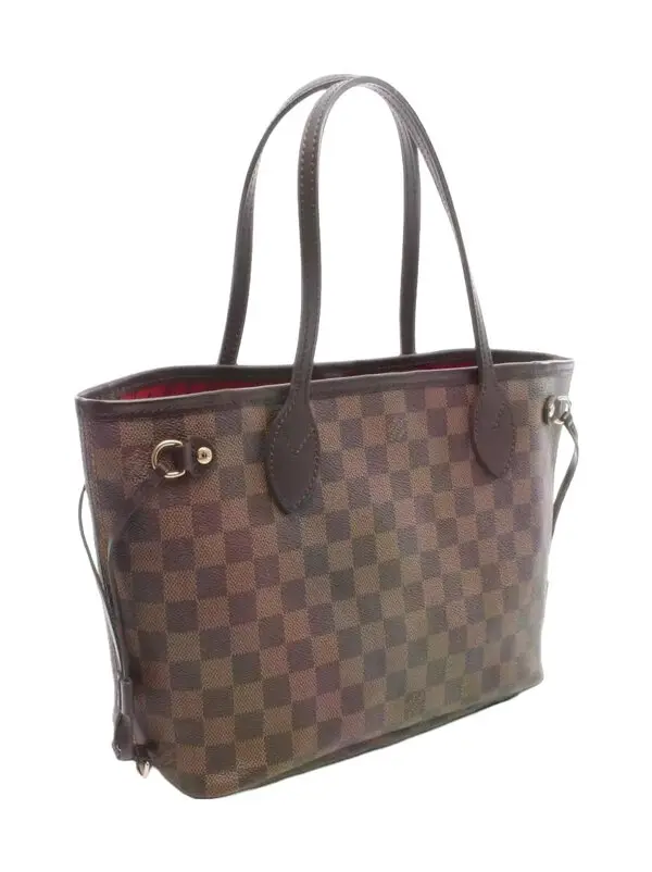 LOUIS VUITTON 2011 Pm Neverfull Damier Ebene Shoulder Bag - Brown