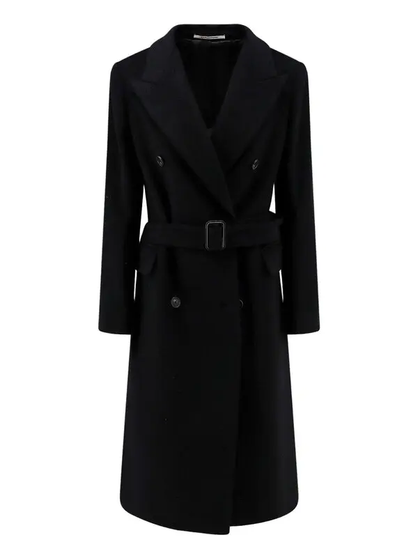 Tagliatore Jole Cashmere Coat - Black