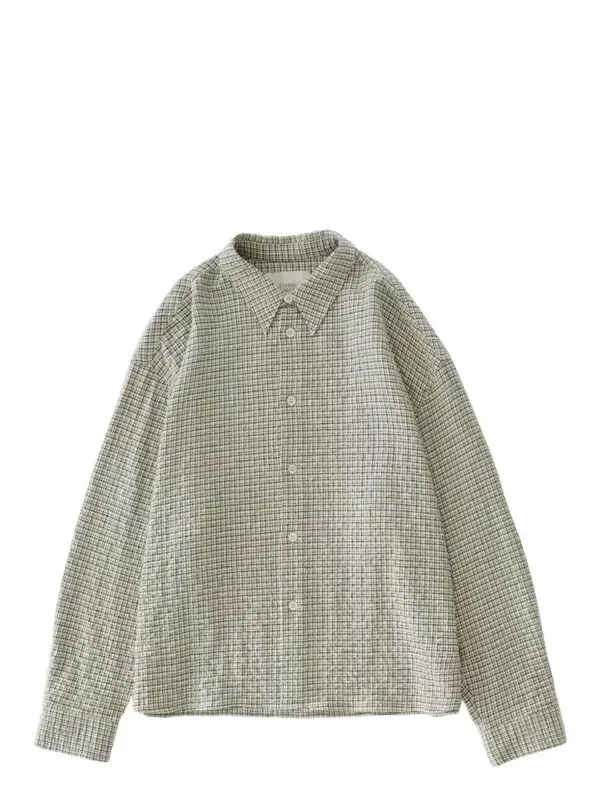 Studio Nicholson Nostra Checked Shirt - Neutrals