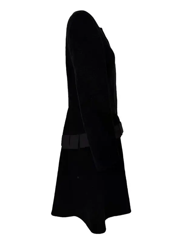 Etro Tweed Flared Coat - Black