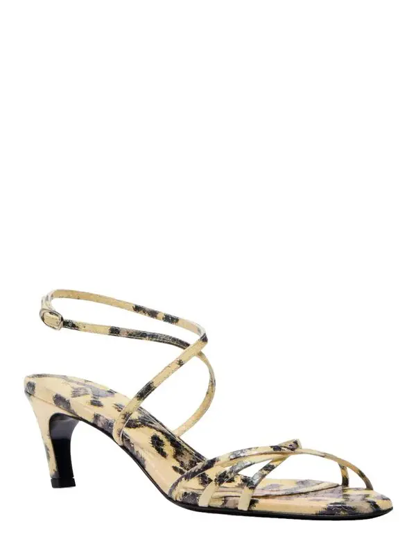 Proenza Schouler Uma Embossed-python Sandals - Neutrals