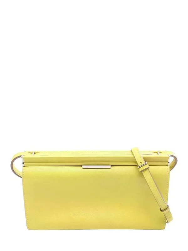 Hermès Evercolor Clic H 21 Crossbody Bag - Yellow