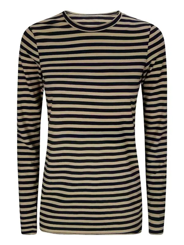 Labo.art Striped Jersey Long-sleeve T-shirt - Neutrals