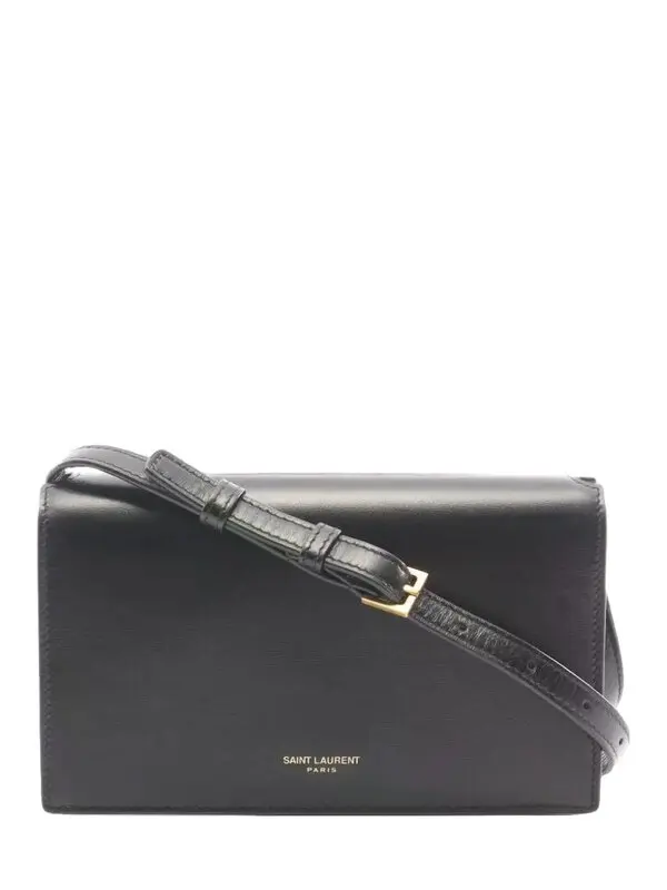 Saint Laurent Leather Mini Bag - Black