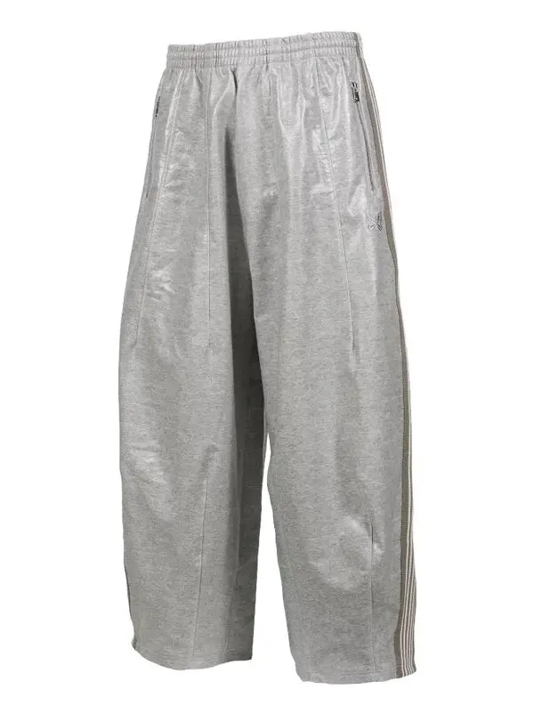 Needles H.d. Butterfly-embroidered Track Pants - Grey