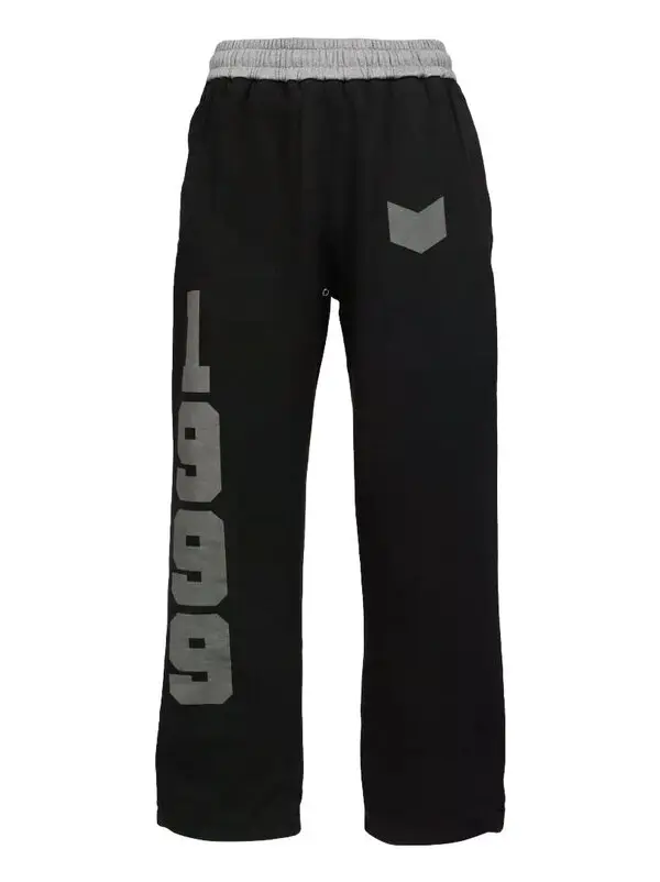 DIARY 1999 Graphic-print Track Pants - Black