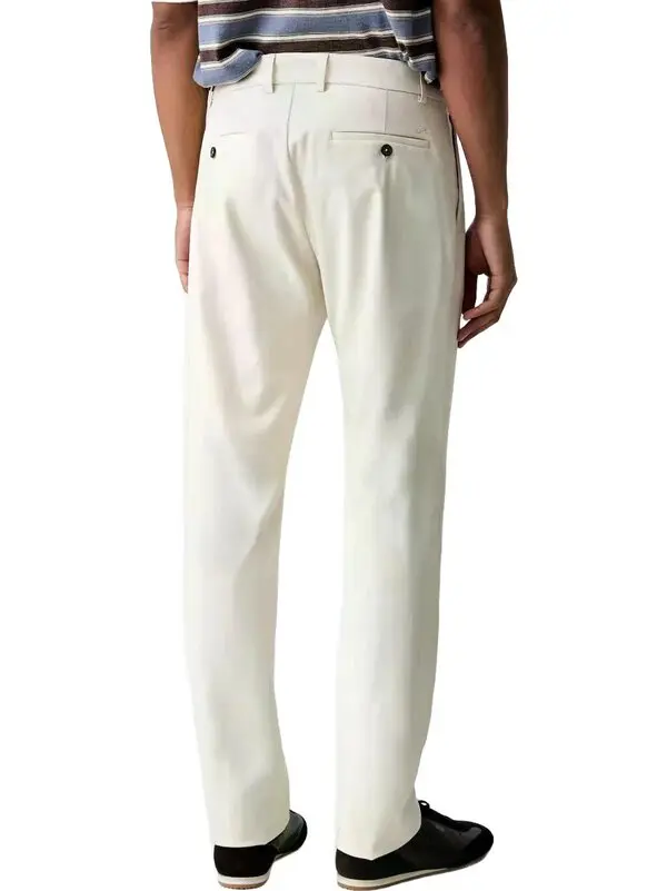 Paul & Shark Bellagio X-soft Logo-embroidered Chino Trousers - Neutrals