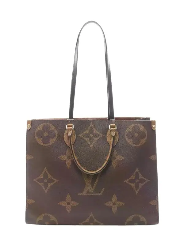 LOUIS VUITTON Monogram Giant Onthego Gm Tote Bag - Brown
