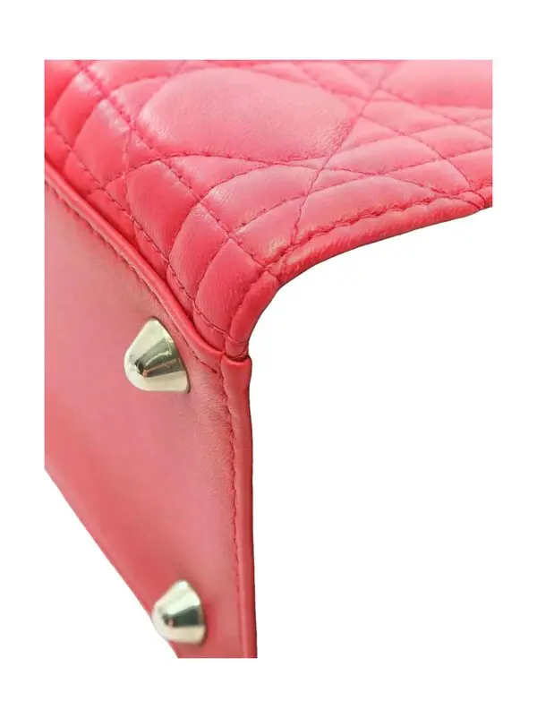 Dior Cannage Tote Bag - Red