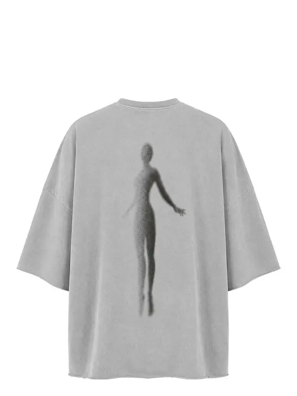MYSIMPLICATED Spirit Oversized T-shirt W - Grey