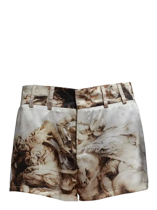 HEDARE Vril Silk Shorts - Grey