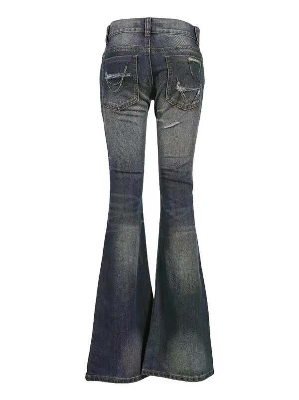 JADED LONDON Distressed Chain-link Jeans - Blue