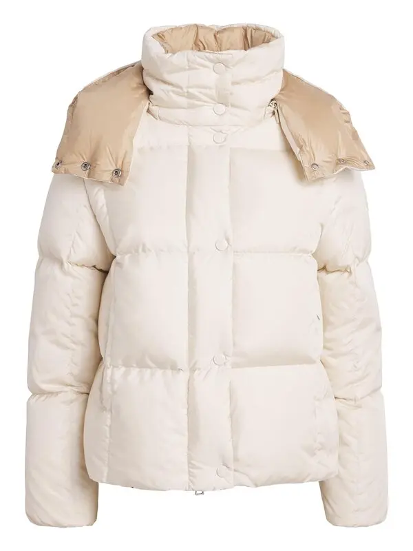 Moncler Down Quilted Castlenew Jacket - Beige