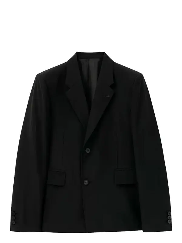 WOOYOUNGMI Single-breasted Long-sleeve Blazer - Black