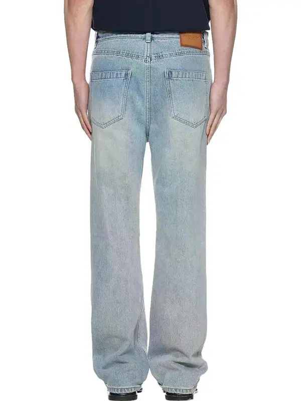 WOOYOUNGMI Belt-loop Pocket Jeans - Blue